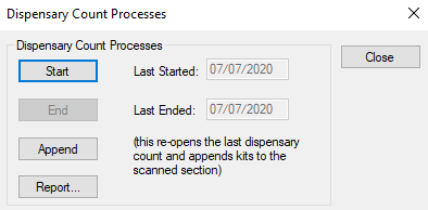 Dispensary Count Processes